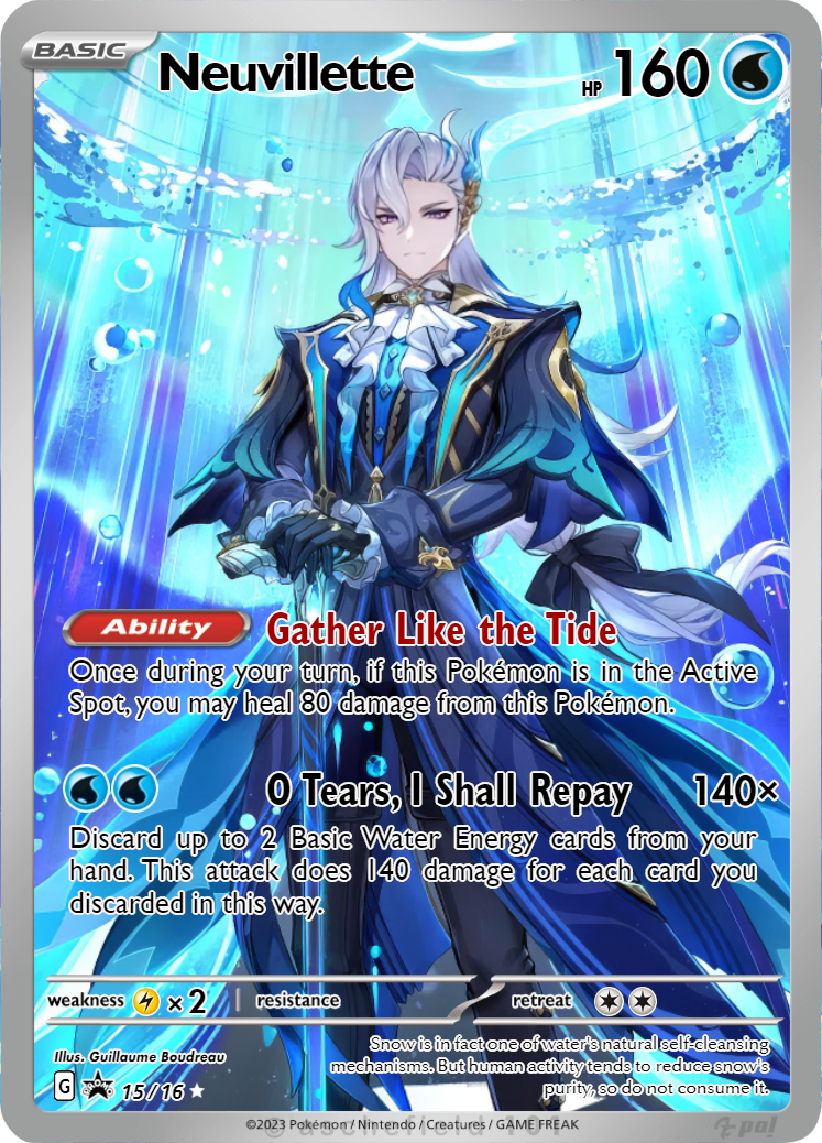 Neuvillette - Rutenium | Pokécardmaker.net