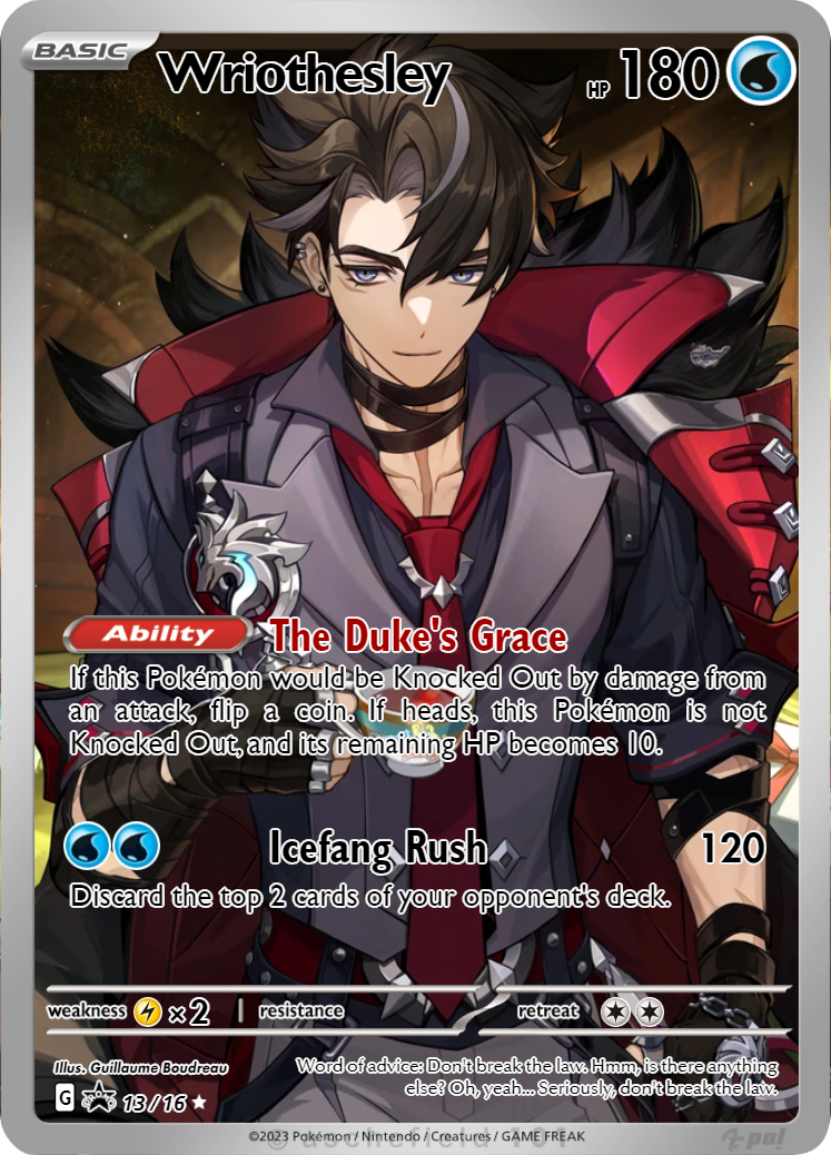 Wriothesley - Rutenium | Pokécardmaker.net