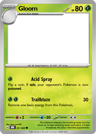 Gloom - Ryan2305 | Pokécardmaker.net