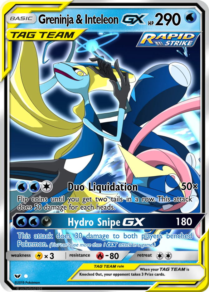 Greninja & Inteleon - Ryan_soccer | Pokécardmaker.net