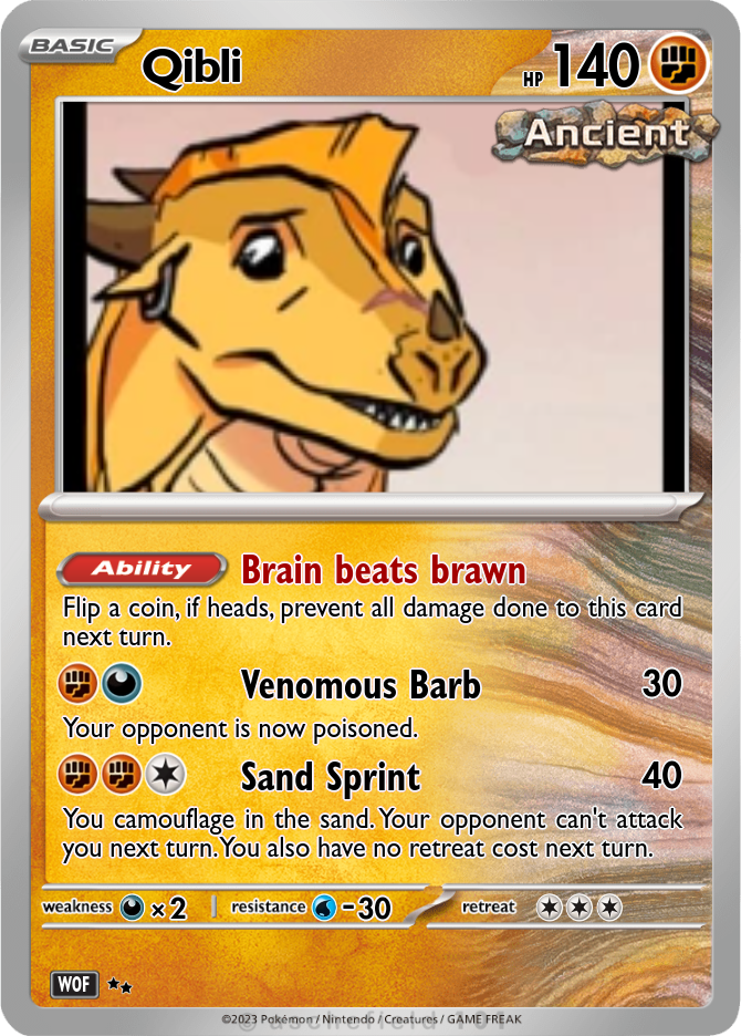 Qibli - Ryan_soccer | Pokécardmaker.net