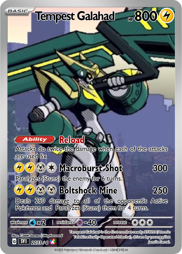 Tempest Galahad - Ryujira | Pokécardmaker.net