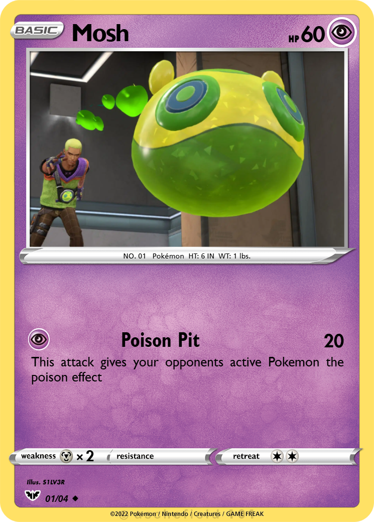 Mosh - S1LV3R | Pokécardmaker.net