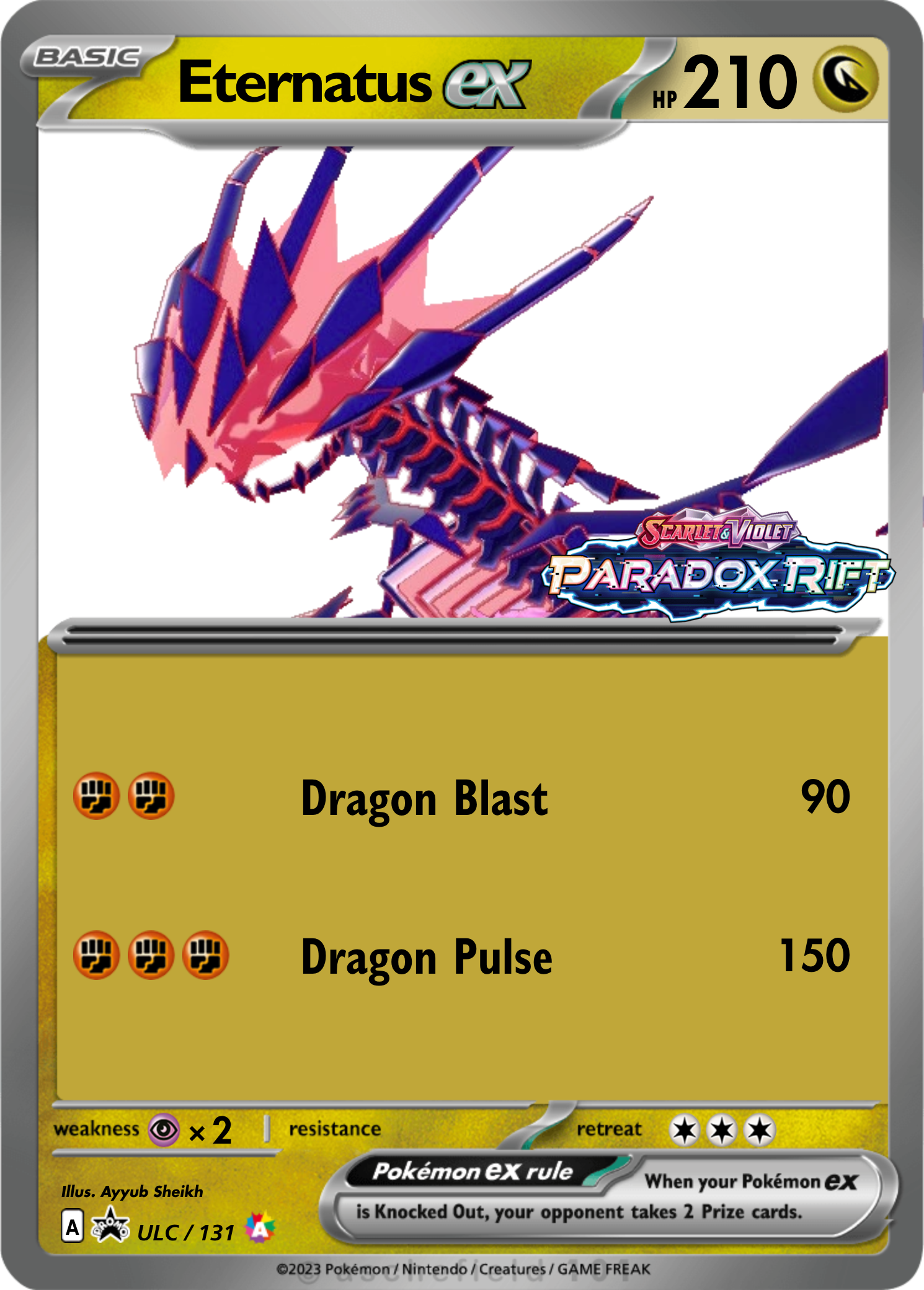Eternatus - SA12093605 | Pokécardmaker.net