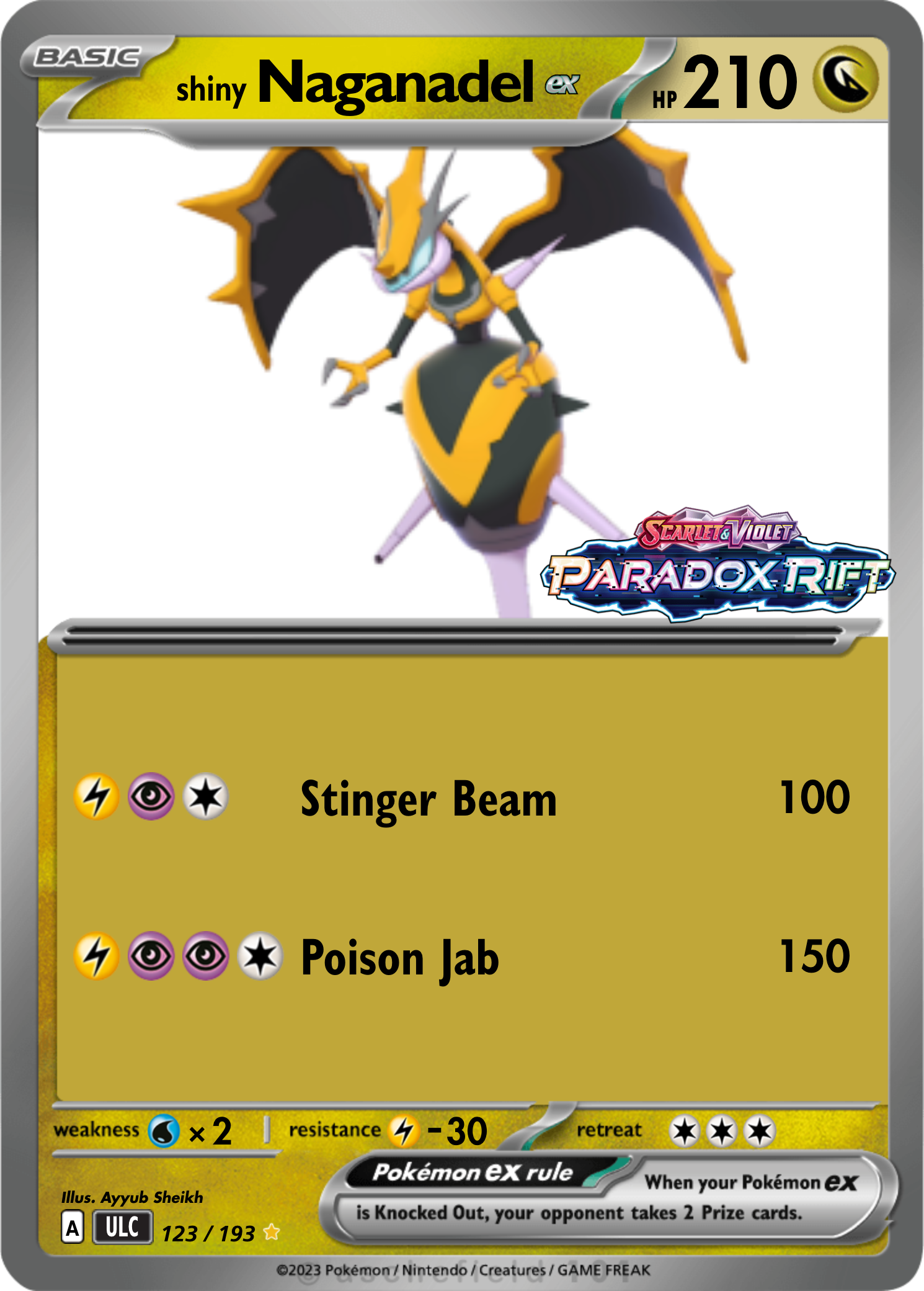 Naganadel - SA12093605 | Pokécardmaker.net