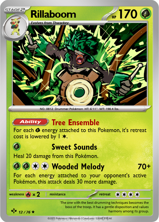 Rillaboom - SCR-Illus77 | Pokécardmaker.net