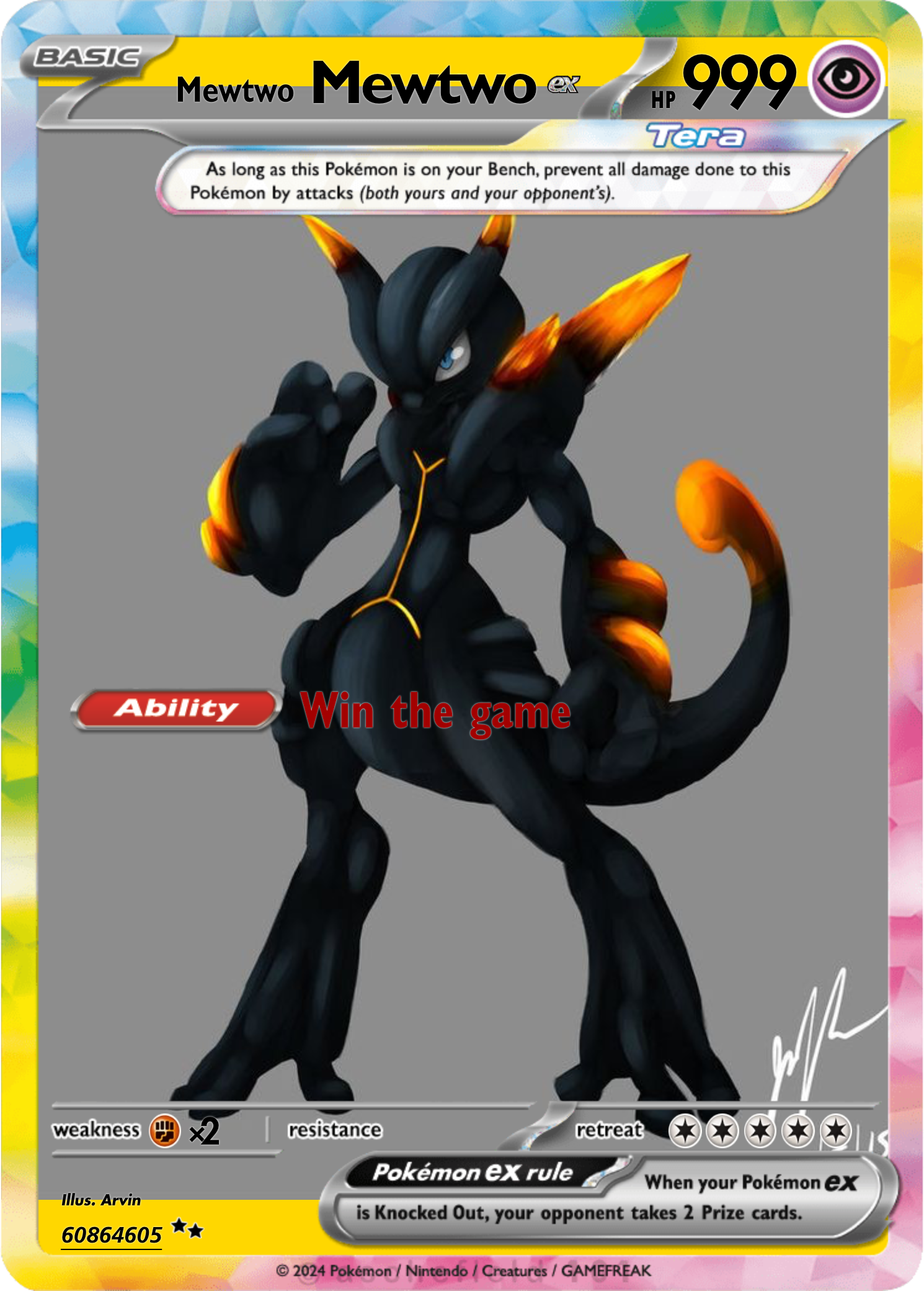 Mewtwo - SDFGH | Pokécardmaker.net