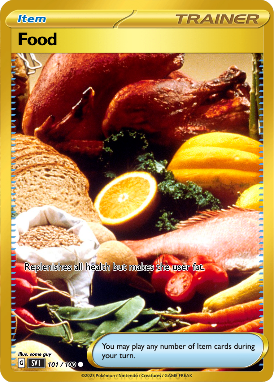 Food - SKIBIDI_OHIO | Pokécardmaker.net