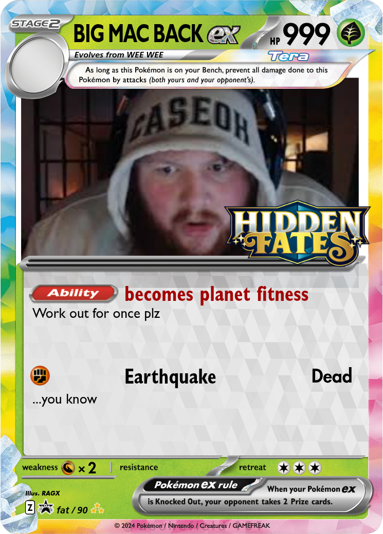 BIG MAC BACK - SPEAD2 | Pokécardmaker.net