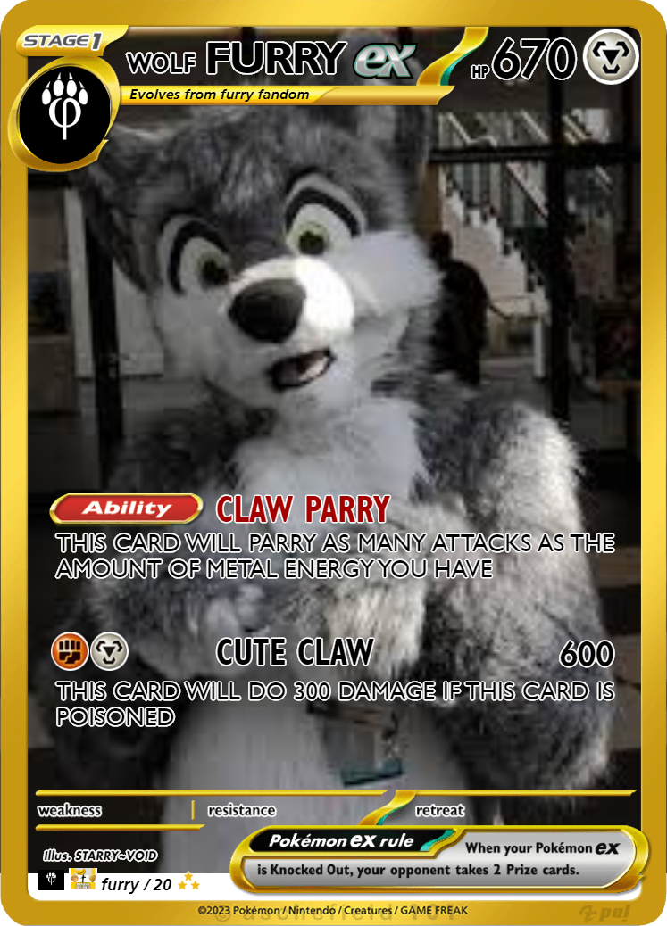 FURRY - STARRY-VOID | Pokécardmaker.net