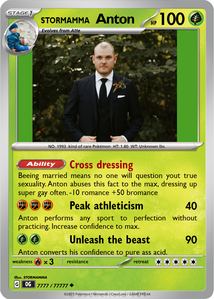 Anton - STORMAMMA | Pokécardmaker.net