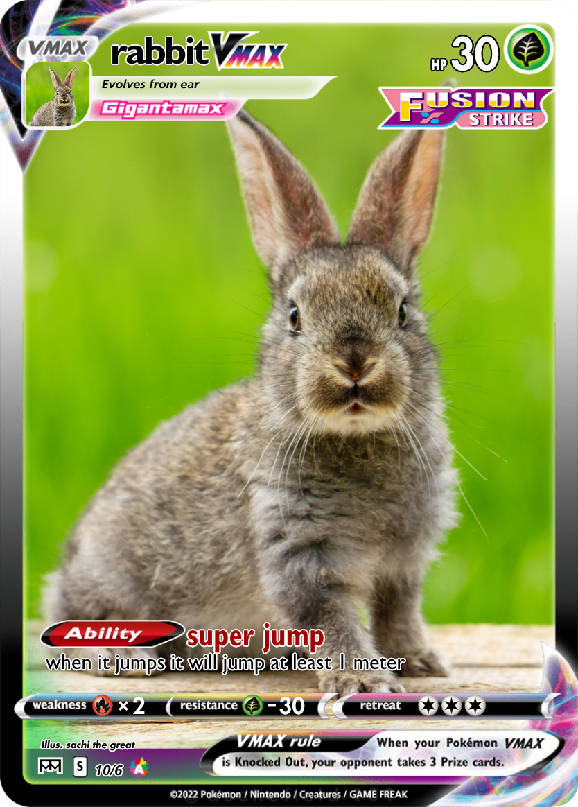 rabbit - SachiVSIS | Pokécardmaker.net