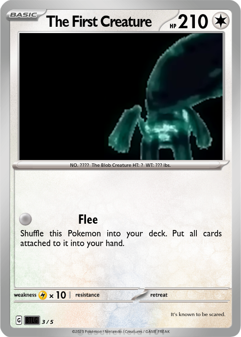 The First Creature - SaddFoxx | Pokécardmaker.net
