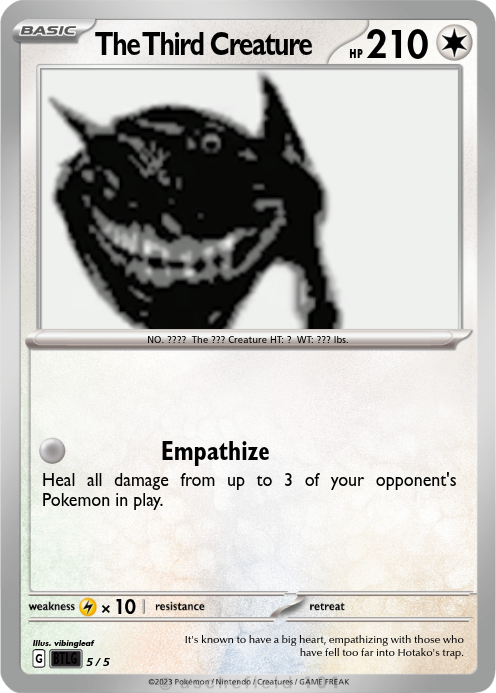 The Third Creature - SaddFoxx | Pokécardmaker.net