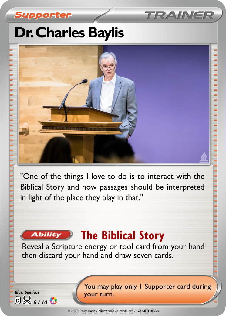 Dr. Charles Baylis - Saeticus | Pokécardmaker.net