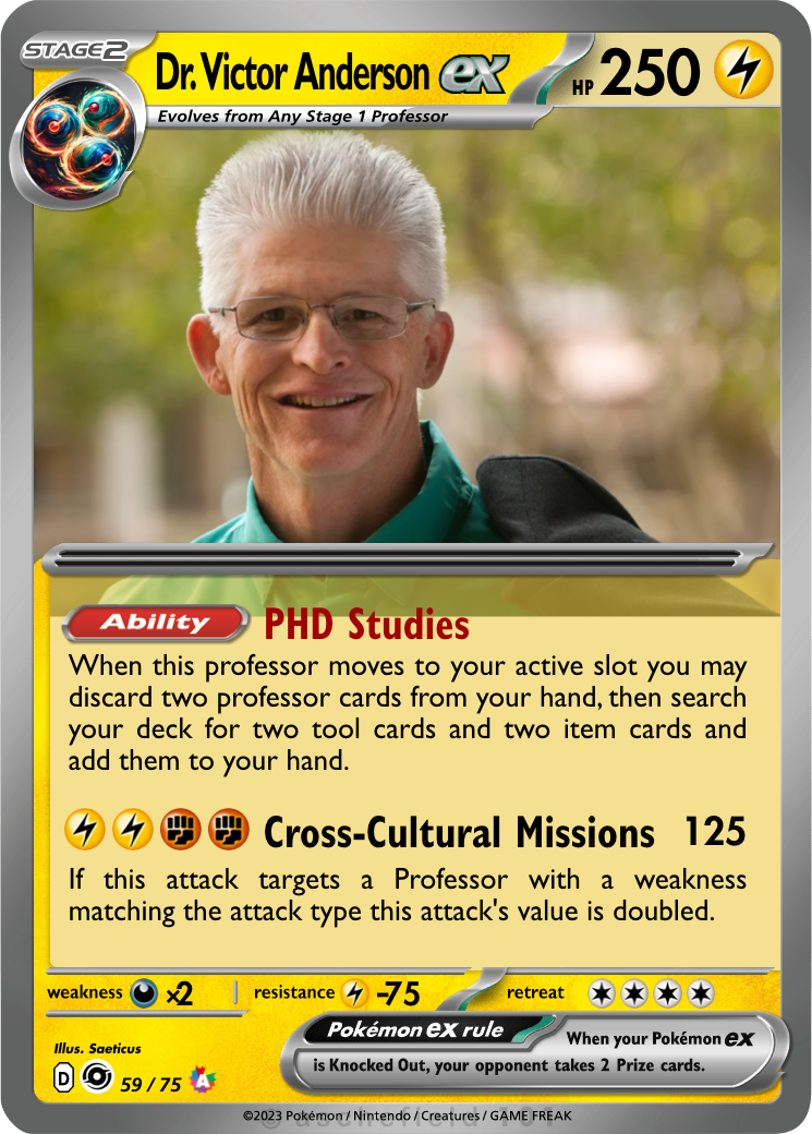 Dr. Victor Anderson - Saeticus | Pokécardmaker.net