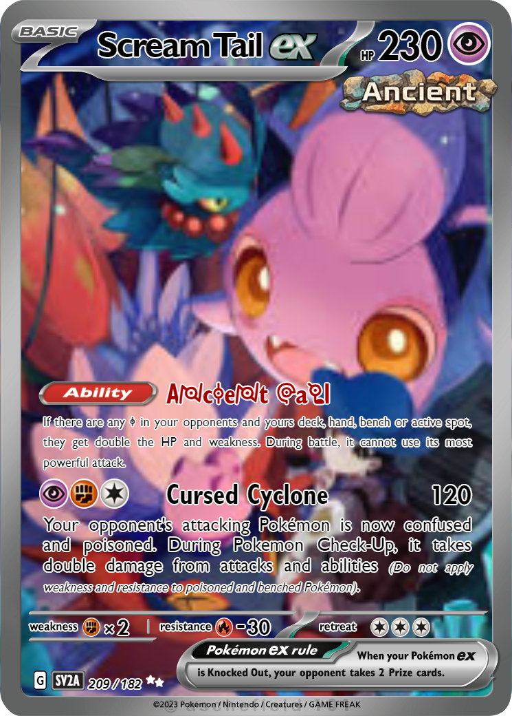 Scream Tail - Saibot | Pokécardmaker.net