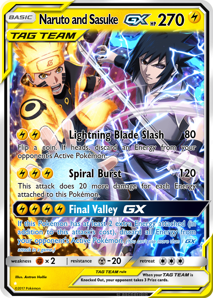 Naruto and Sasuke - Saiyan_Slayer_13 | Pokécardmaker.net