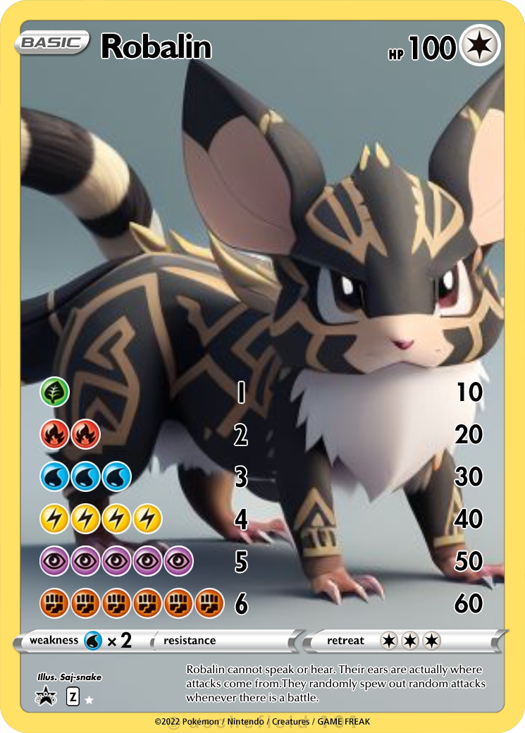 Robalin - Saj-snake | Pokécardmaker.net