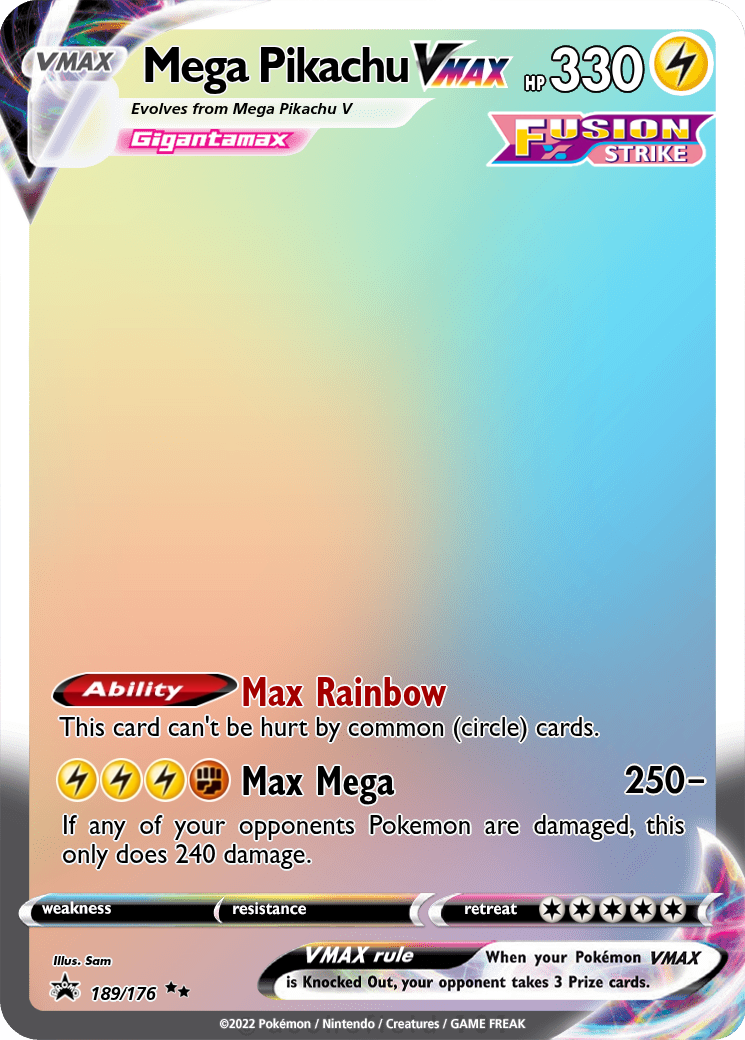 Mega Pikachu - SamIam110 | Pokécardmaker.net