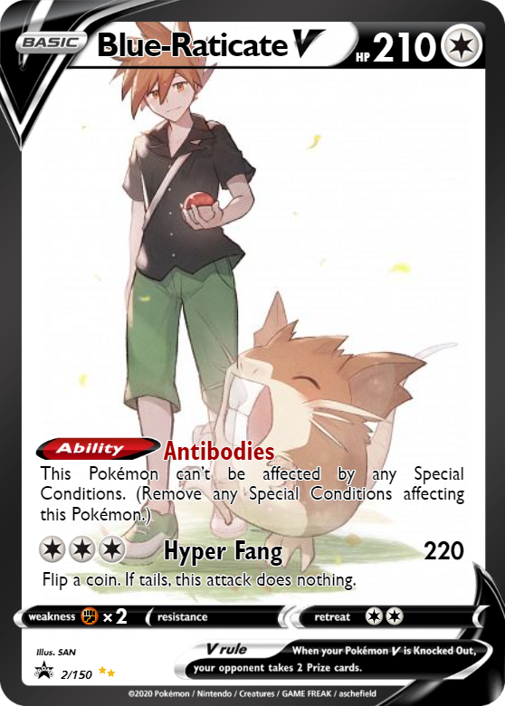 Blue-Raticate - San | Pokécardmaker.net