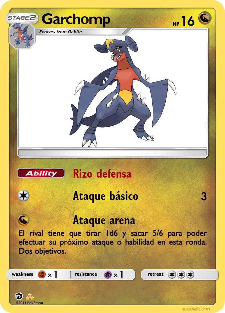Garchomp - Santiak | Pokécardmaker.net