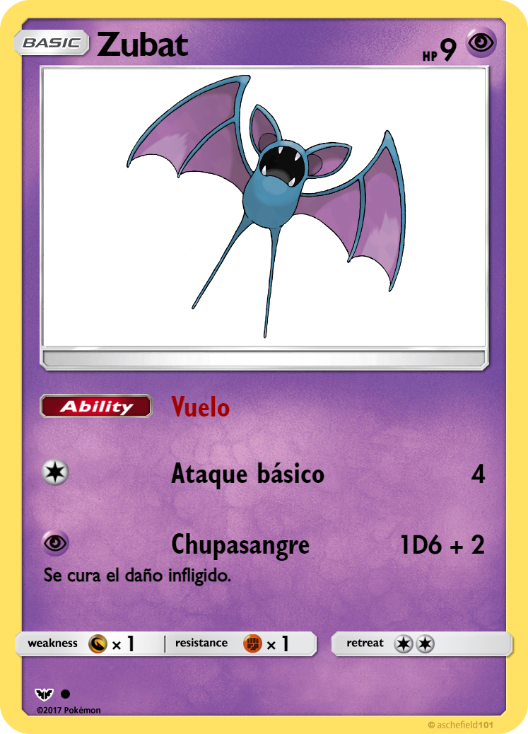 Zubat - Santiak | Pokécardmaker.net
