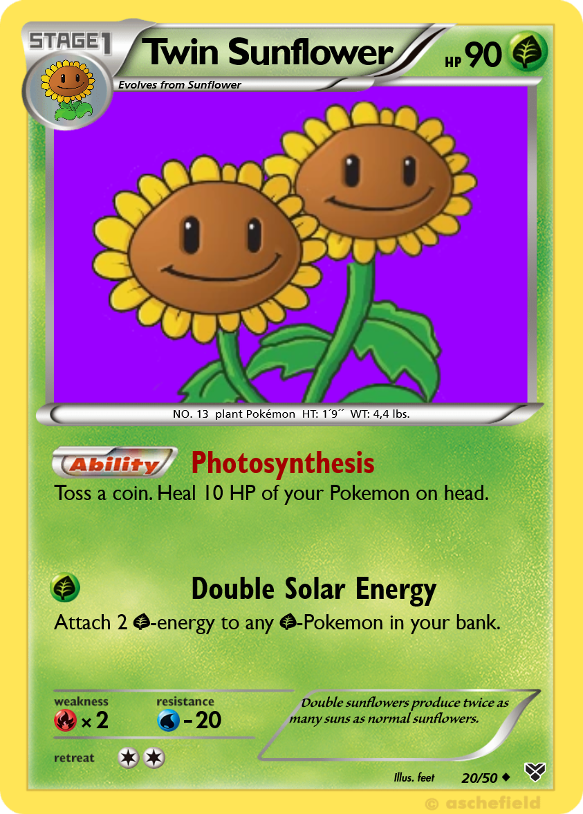 Twin Sunflower - SasaBrgi | Pokécardmaker.net