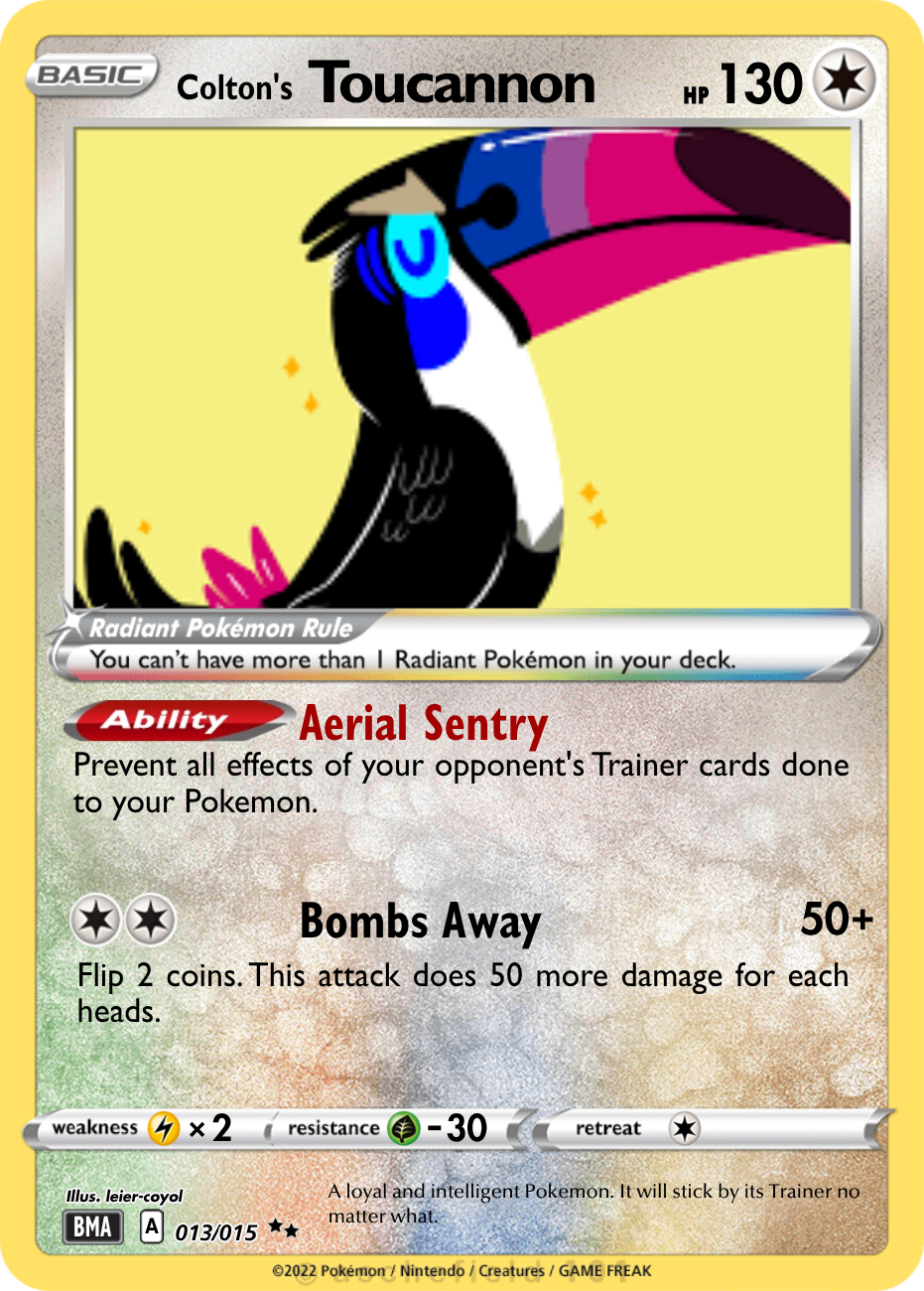 Toucannon - SatoSereSupremacy87 | Pokécardmaker.net
