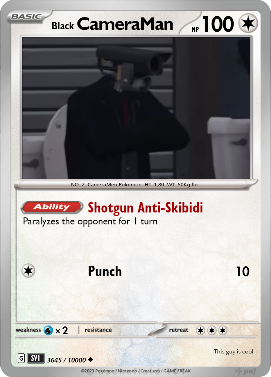 CameraMan - SaturnCards | Pokécardmaker.net