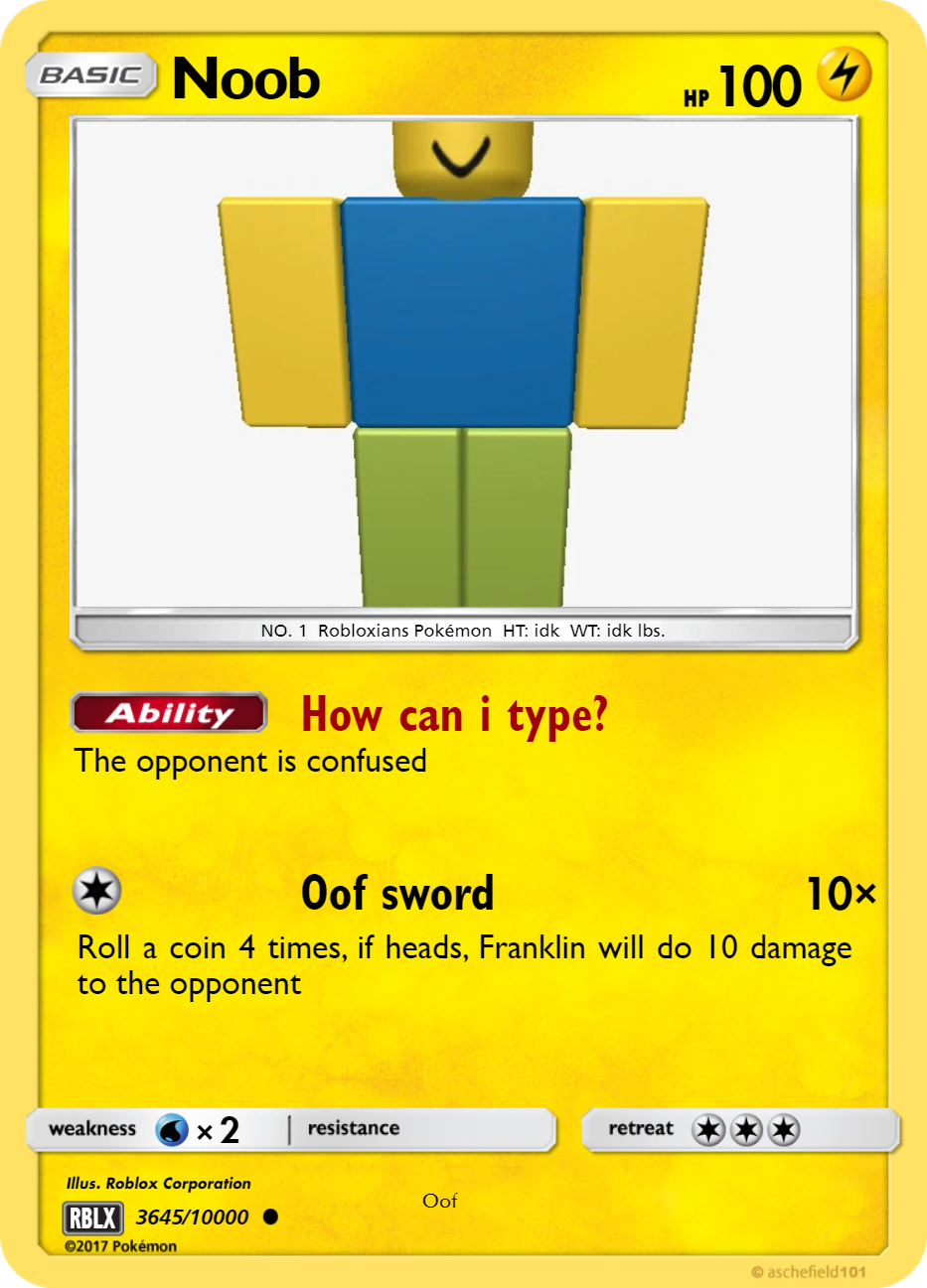 Noob - SaturnCards | Pokécardmaker.net