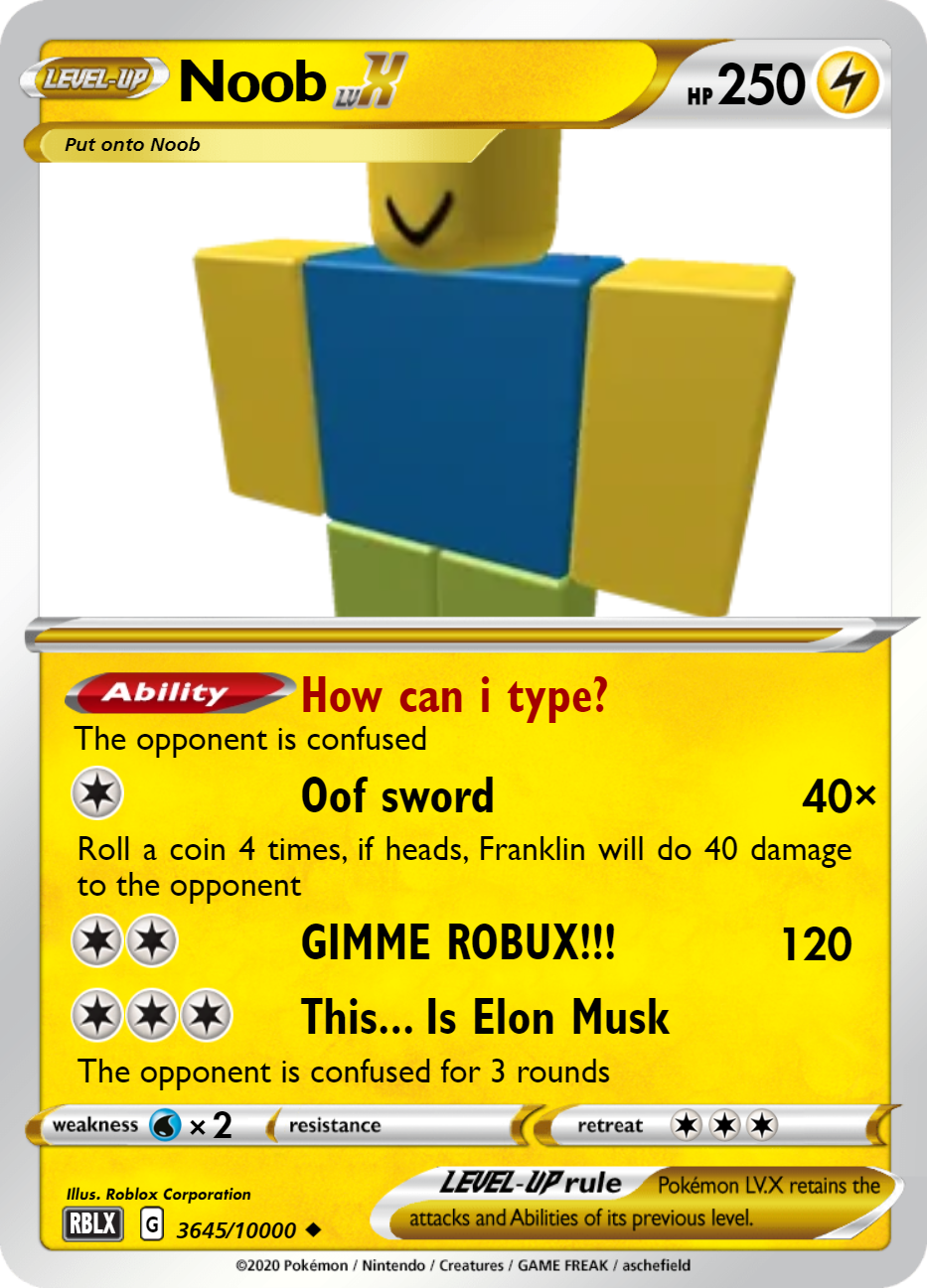 Noob - SaturnCards | Pokécardmaker.net