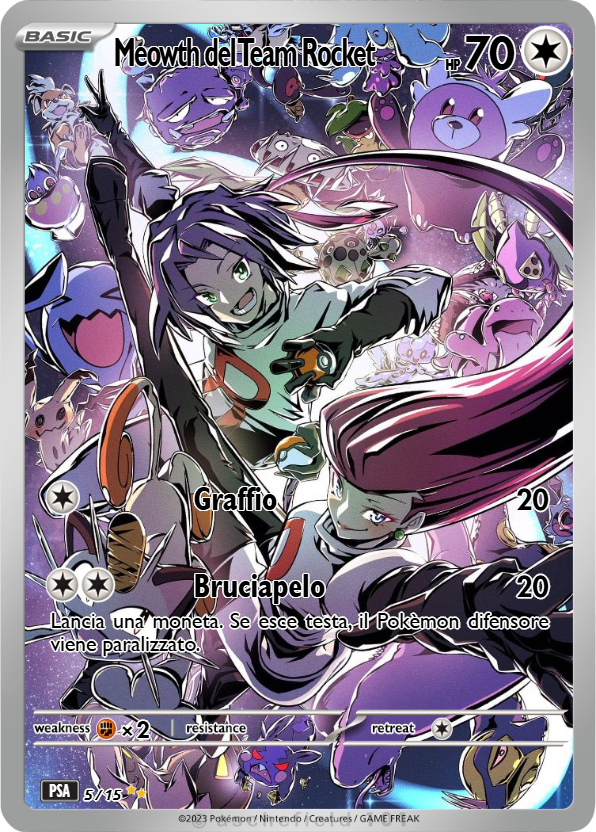 Meowth del Team Rocket - Scakko | Pokécardmaker.net