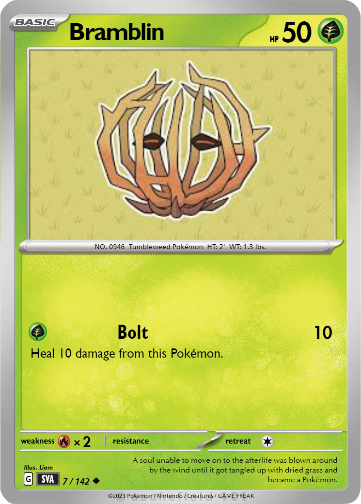Bramblin - ScarletVioletAll | Pokécardmaker.net