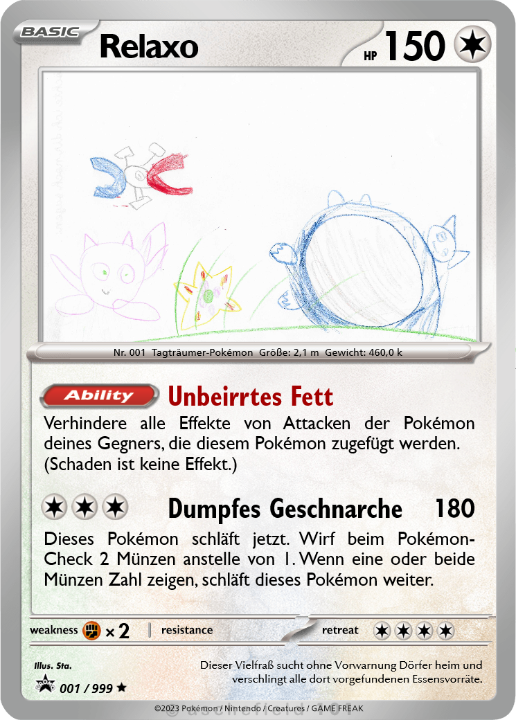 Relaxo - Schelztor | Pokécardmaker.net