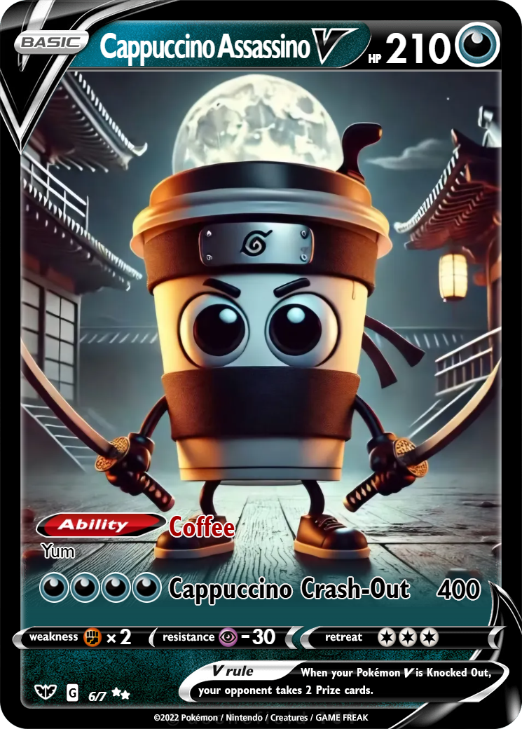 Cappuccino Assassino - Secret-team | Pokécardmaker.net