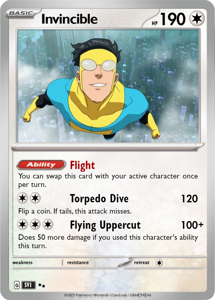 Invincible - Serge1900 | Pokécardmaker.net