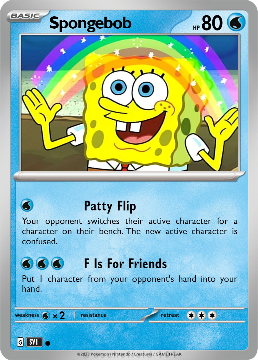 Spongebob - Serge1900 | Pokécardmaker.net