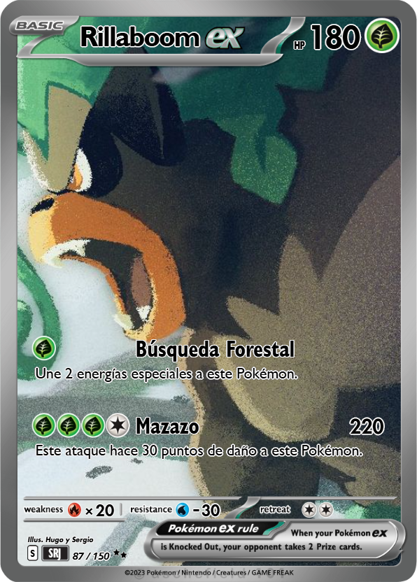 Rillaboom - Sergurius5 | Pokécardmaker.net