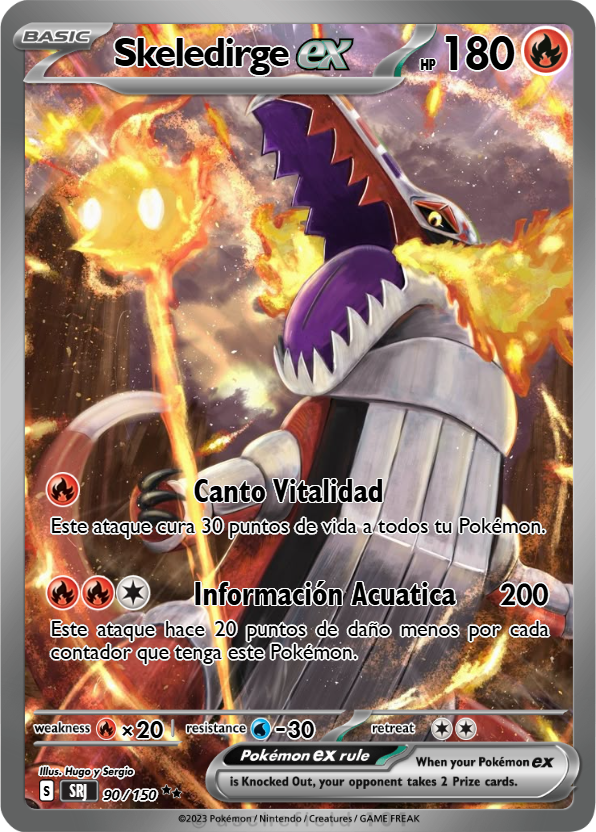 Skeledirge - Sergurius5 | Pokécardmaker.net