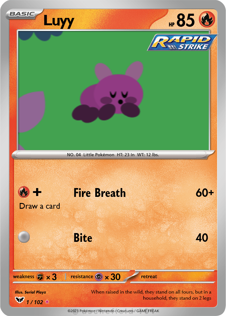 Luyy - Serial | Pokécardmaker.net
