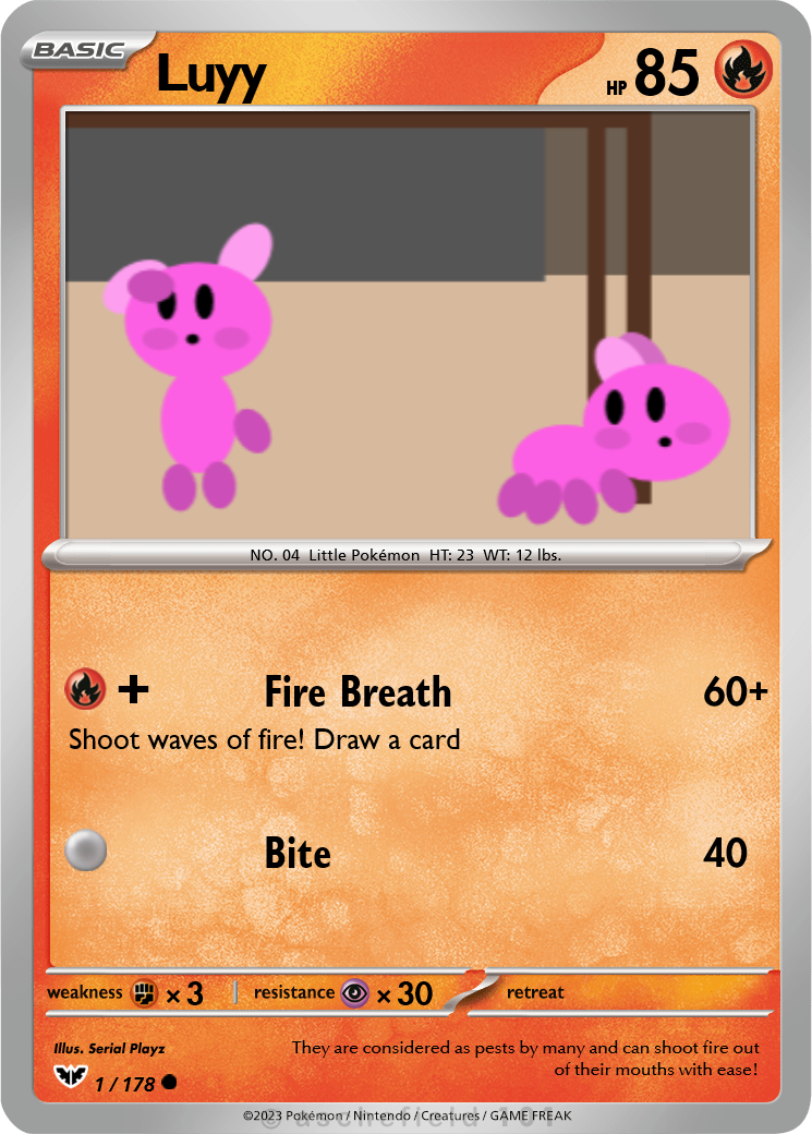 Luyy - Serial | Pokécardmaker.net