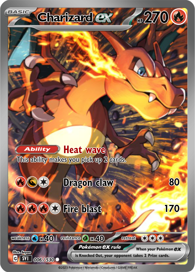 Charizard - Seyon | Pokécardmaker.net