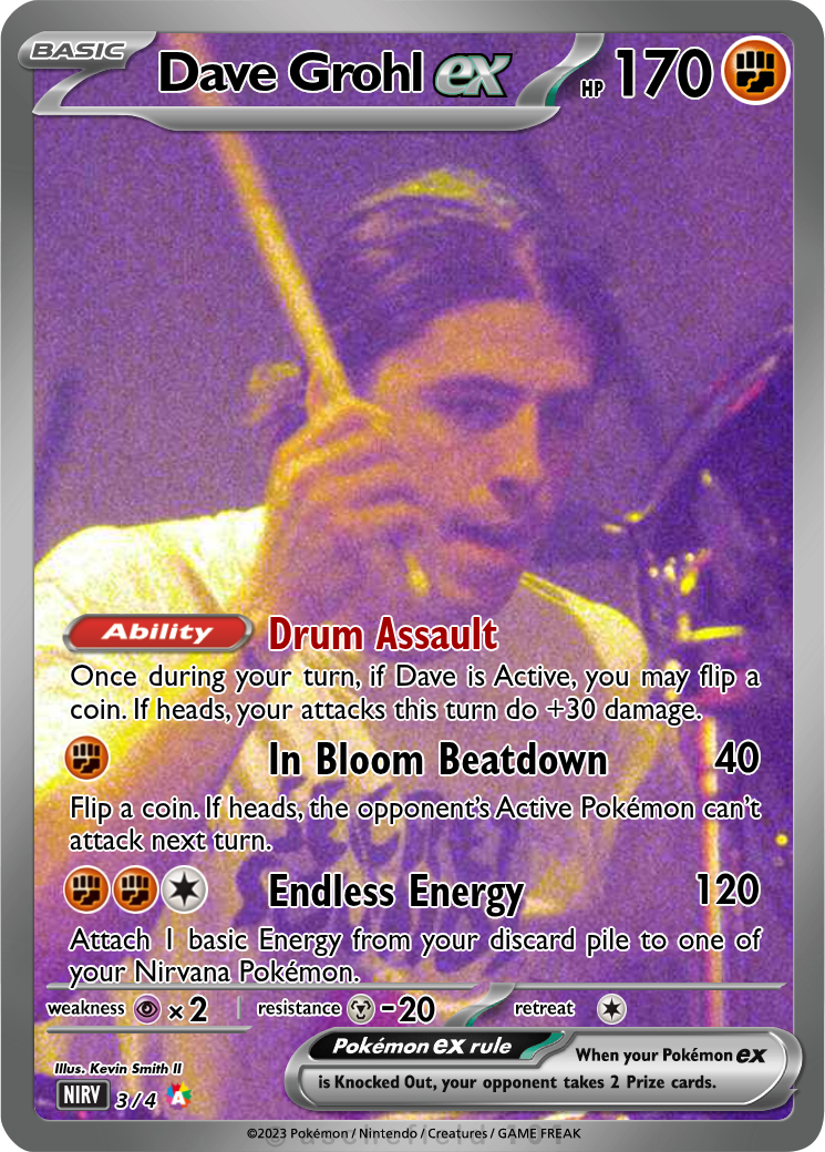Dave Grohl - ShadowNinX | Pokécardmaker.net