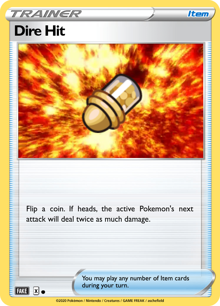 Dire Hit - ShadowXeldron | Pokécardmaker.net