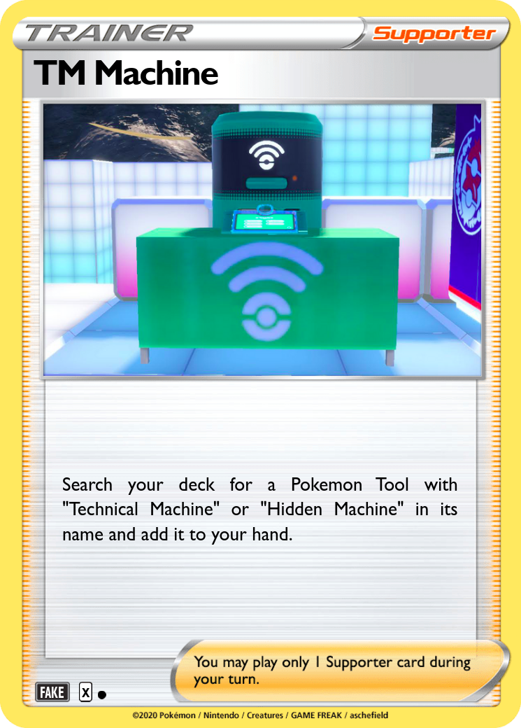 TM Machine - ShadowXeldron | Pokécardmaker.net