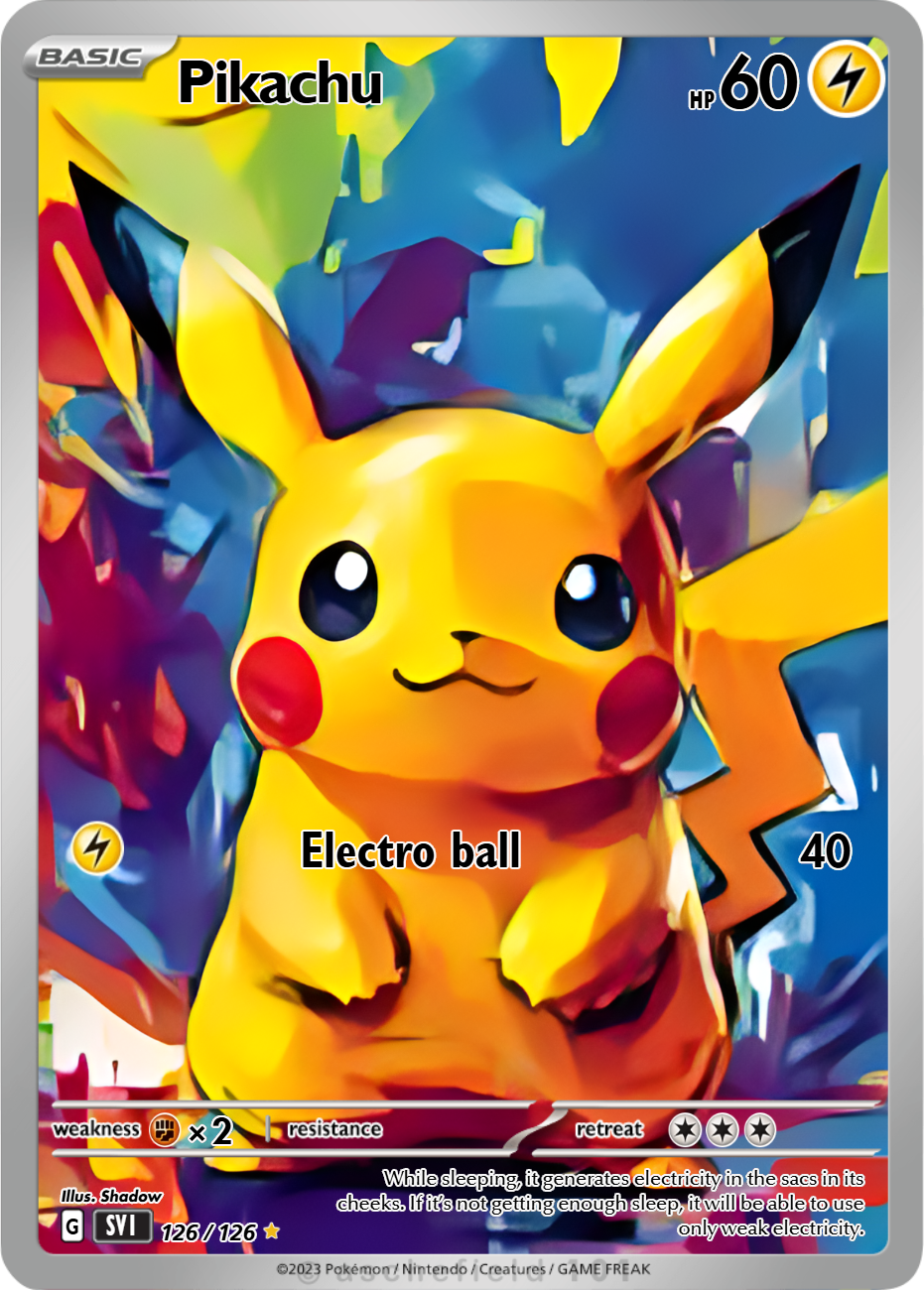 Pikachu - Shadow_idk7 | Pokécardmaker.net
