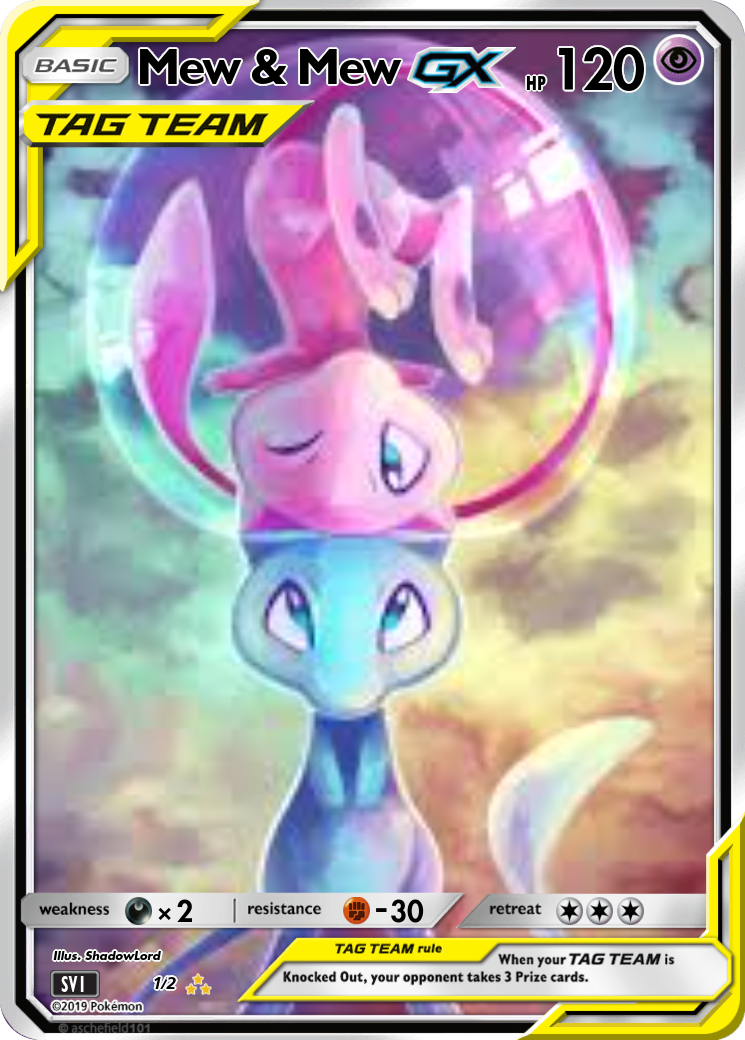 Mew & Mew - Shadowlord | Pokécardmaker.net