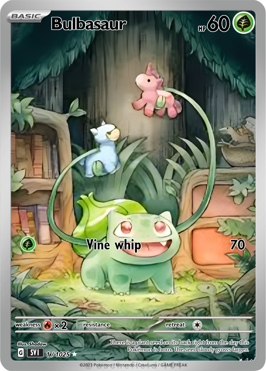 Bulbasaur - Shadowpokedex_7 | Pokécardmaker.net