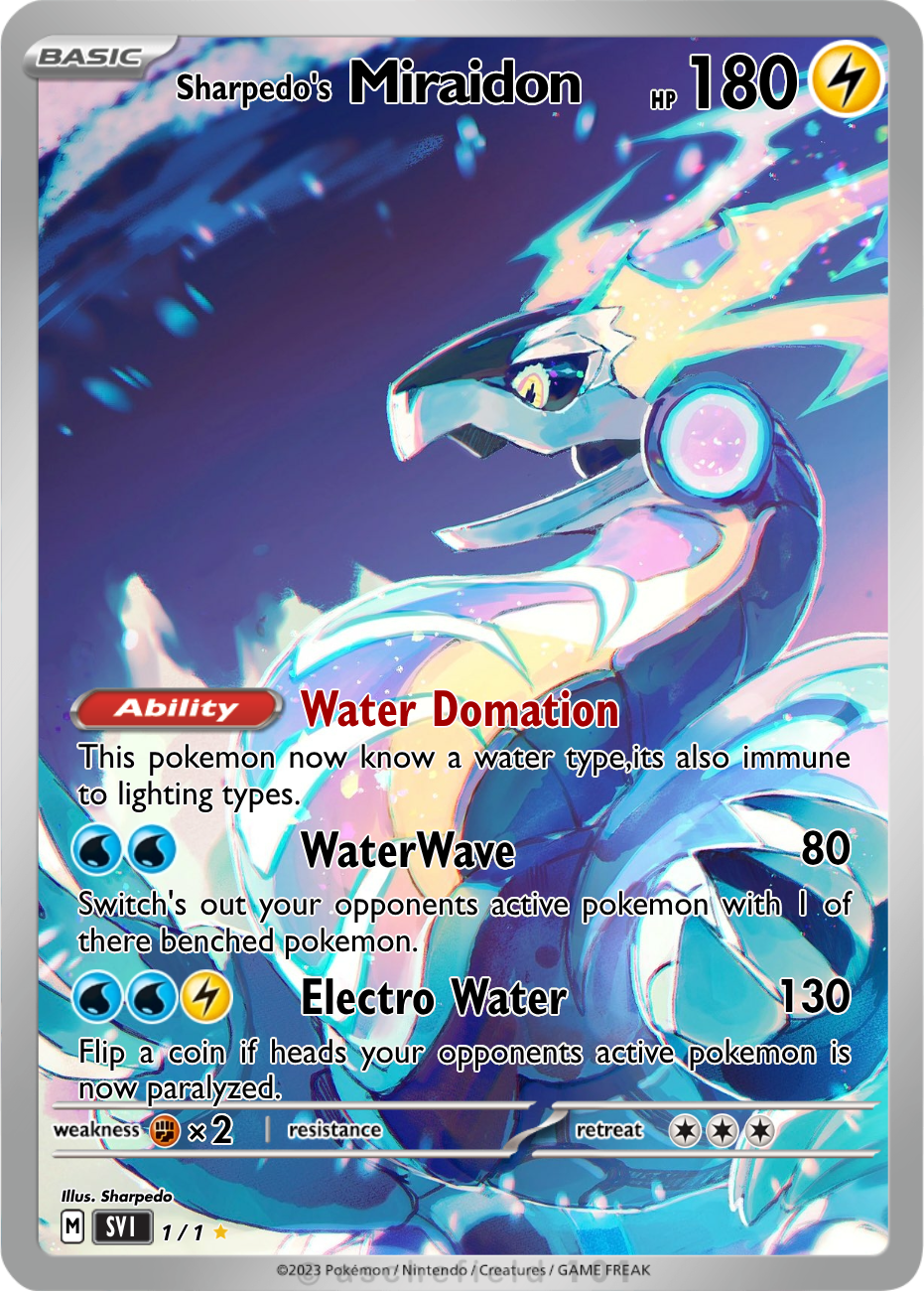 Miraidon - Sharpedo3445 | Pokécardmaker.net